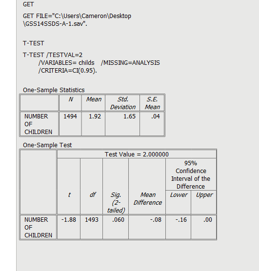 Solved 1. Use the 2014 GSS file to investigate whether or | Chegg.com