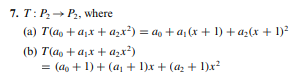 Solved determine whether the mapping T is a linear | Chegg.com