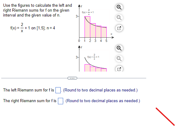 Solved Use the figures to calculate the left and right | Chegg.com