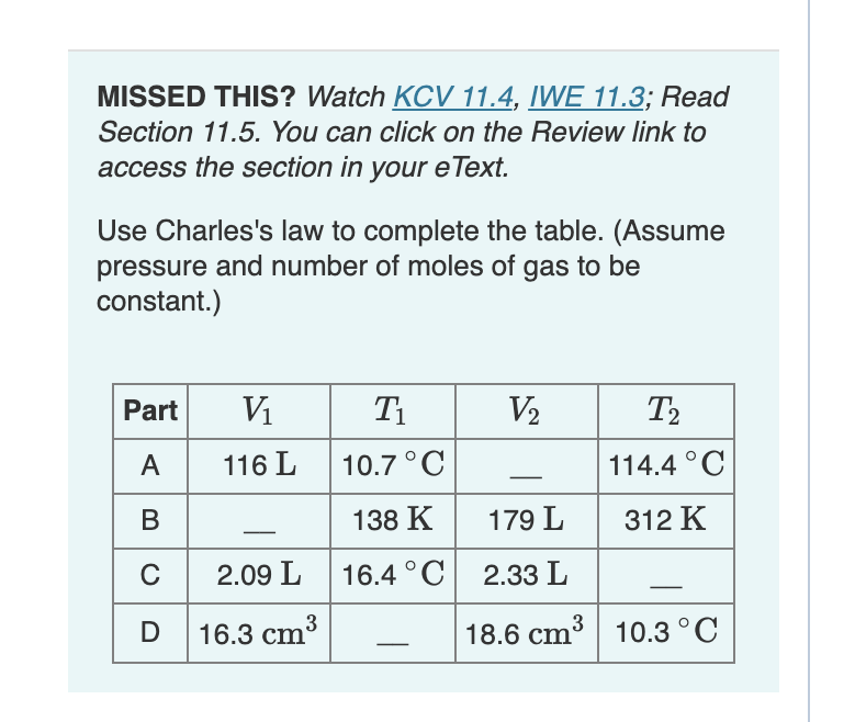 Solved Part A) Complete the first row of the table. V2=_____ | Chegg.com