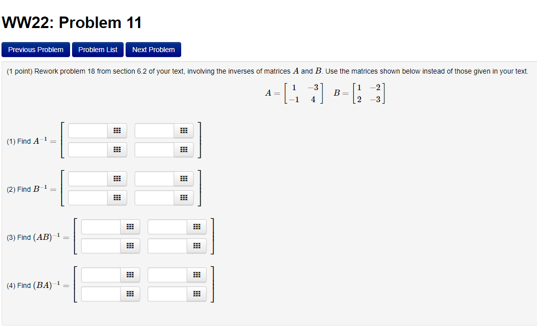 Solved WW22: Problem 11 Previous Problem Problem List Next | Chegg.com