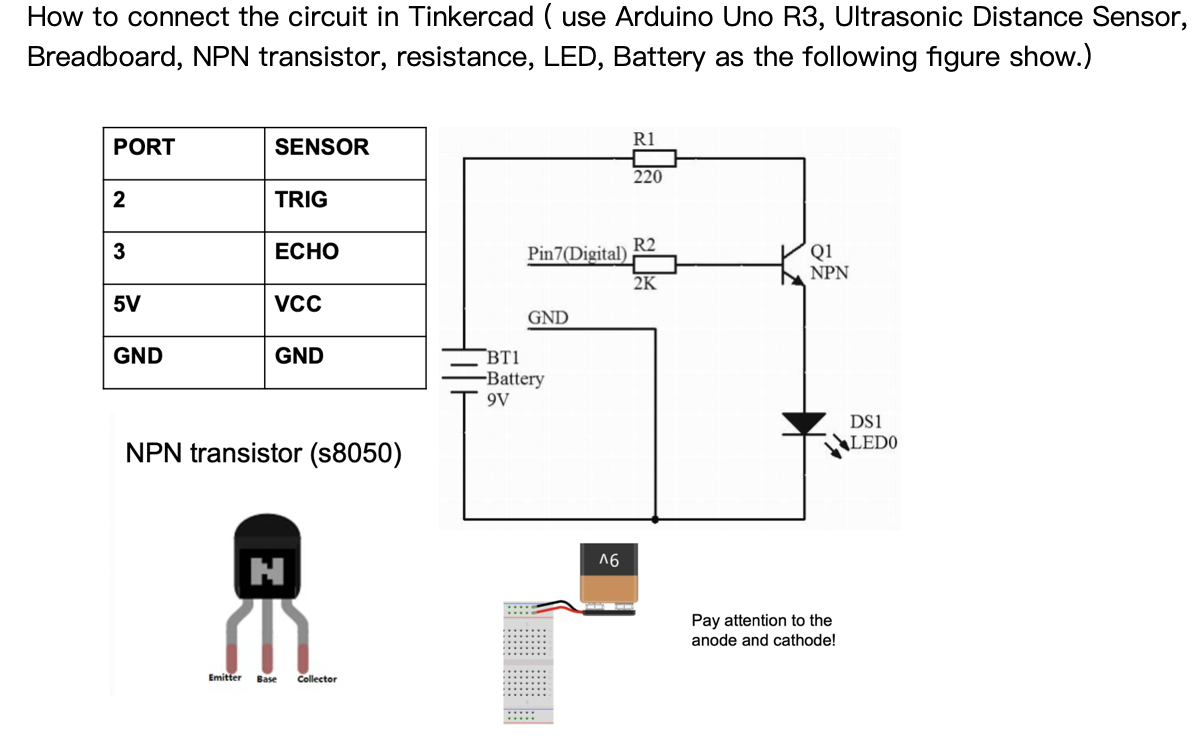 Solved How to connect the circuit in Tinkercad ( use Arduino | Chegg.com
