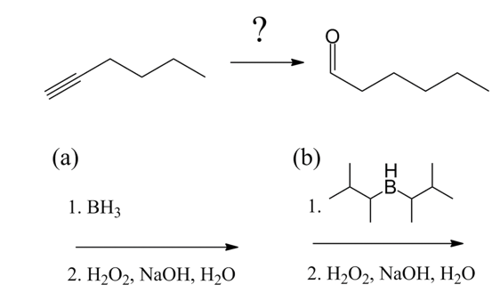 Solved (a) 1. BH; 2. H2O2, NaOH, H2O 2. H2O2, NaOH, H2O | Chegg.com