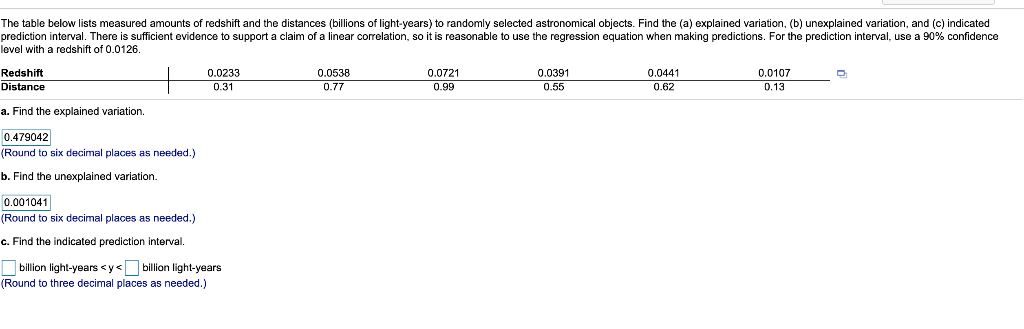 Solved What are the steps to find the indicated prediction | Chegg.com