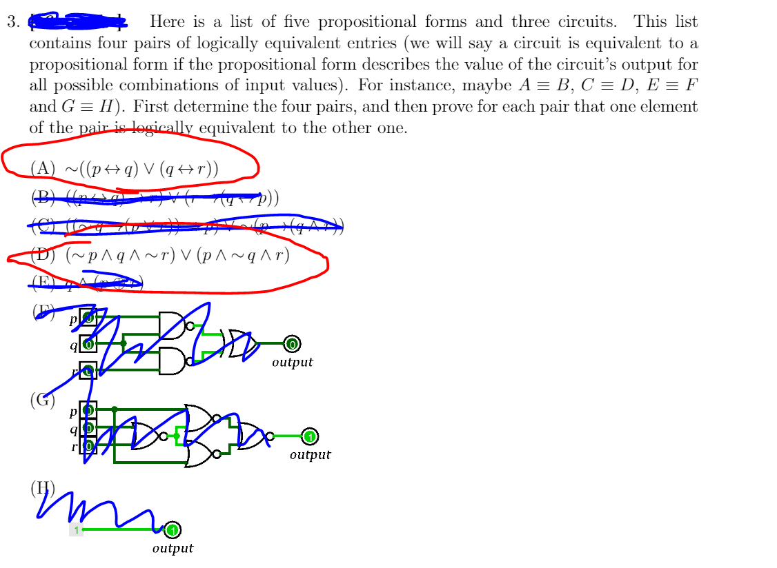 Solved How are these two logical expressions equivalent? | Chegg.com