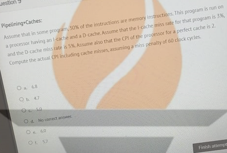 Solved ipelining + Caches: Assume that in some program, 30% | Chegg.com