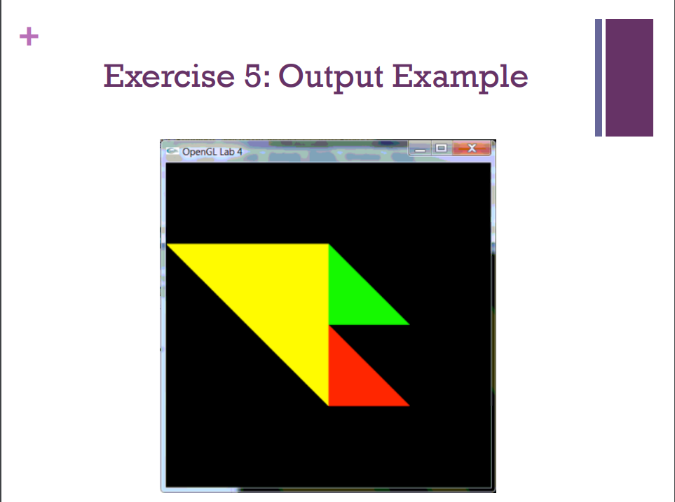Solved Exercise 1: Output ExampleExercise 3: Keyboard Events | Chegg.com