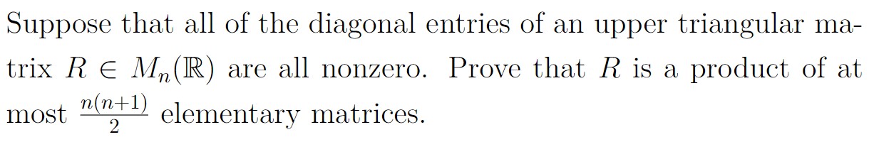 Solved Suppose that all of the diagonal entries of an upper | Chegg.com