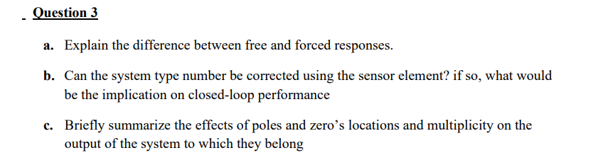 Solved Question 3a. ﻿Explain the difference between free and | Chegg.com
