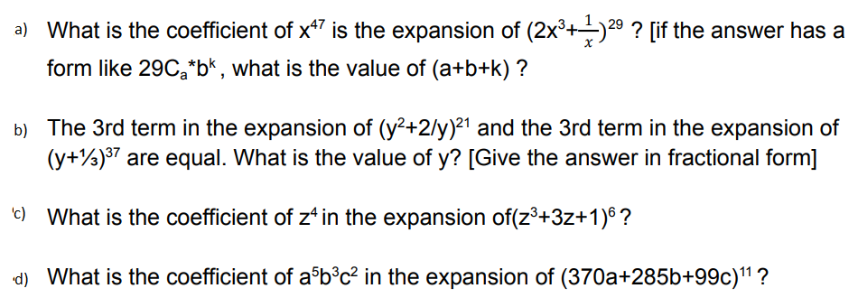Solved This is subparts of a single problem. Please | Chegg.com