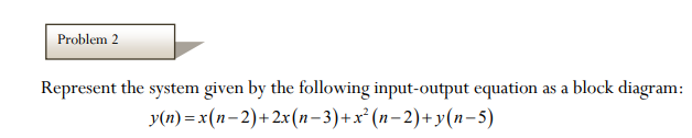 Solved The question is from a Digital Signal Processing | Chegg.com