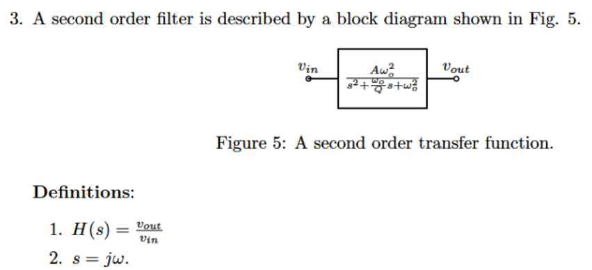 Solved A second order filter is described by a block diagram | Chegg.com