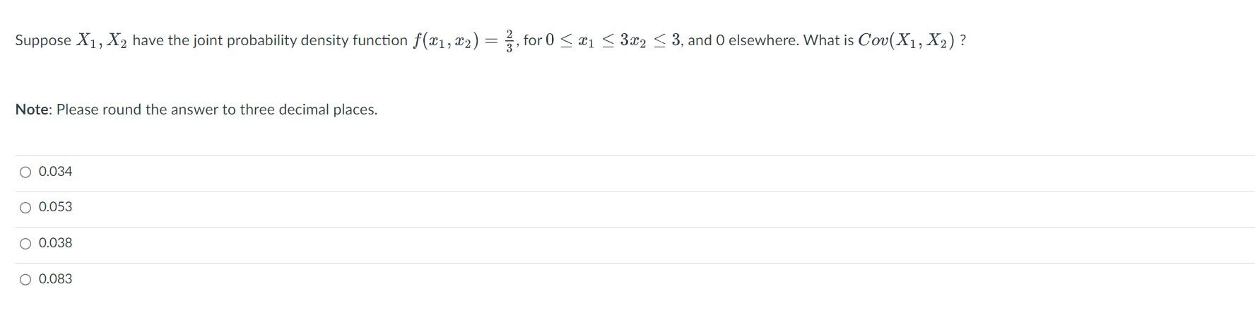 Solved Suppose X1,X2 have the joint probability density | Chegg.com
