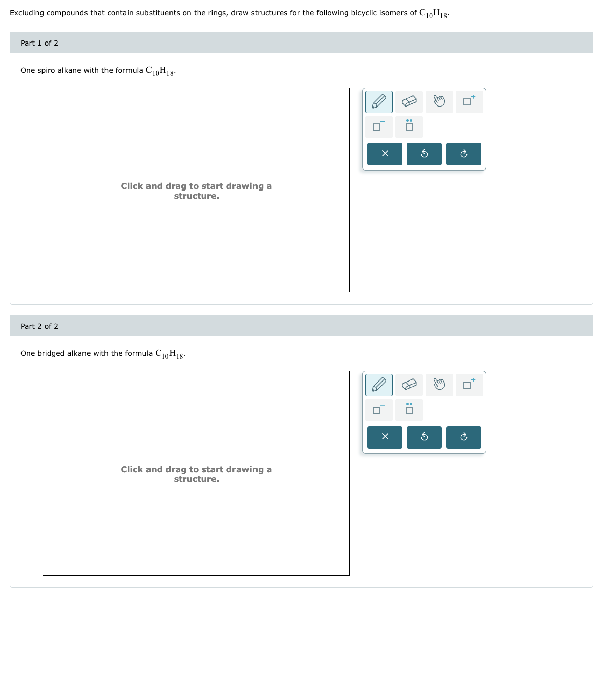 Solved Excluding compounds that contain substituents on ﻿the | Chegg.com
