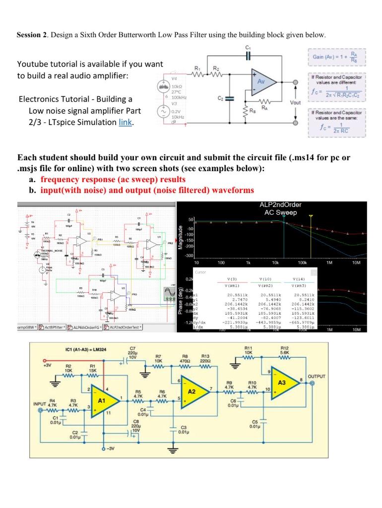 Solved Please use the online version of multisim and picture | Chegg.com