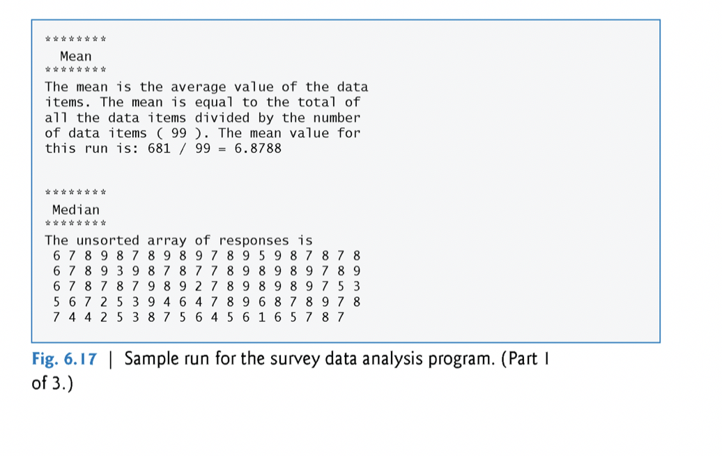 Rewrite the Case Study program on statistics from the | Chegg.com