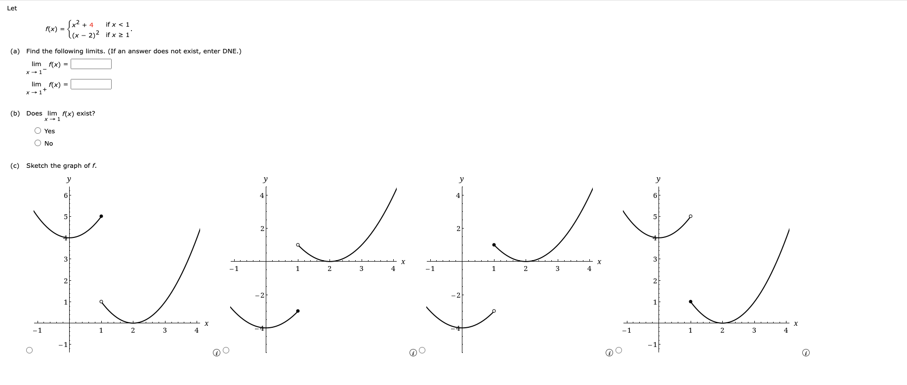 Solved Let f(x) = x^2 + 4 if x Solved Let f(x) = x^2 + 4 if x
