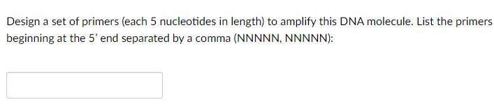 Solved Genetic Technology 1: PCR/cloning. Use the following | Chegg.com