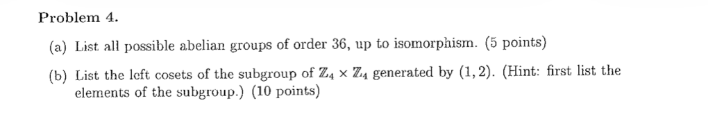Solved Problem 3. Let σ and τ be the following permutations | Chegg.com