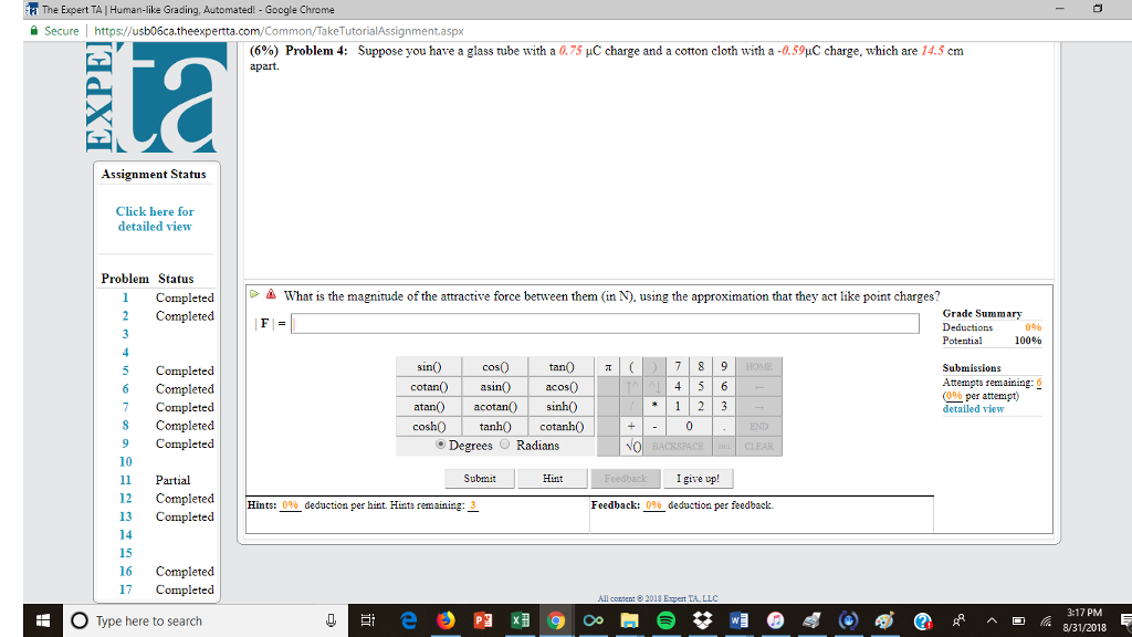 Solved The Expert TA Human-like Grading, Automated!-Google | Chegg.com
