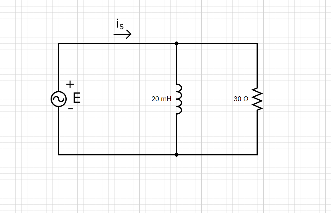 Solved Given E = 50√2 sin(1000t + 30°) find a sinusoidal | Chegg.com Solved Given E = 50√2 sin(1000t + 30°) find a sinusoidal | Chegg.com