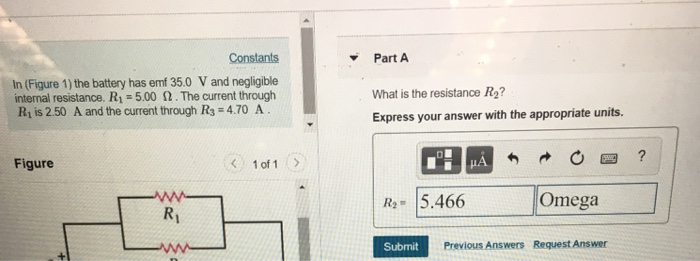 Solved Constants PartA In (Figure 1) the battery has emf | Chegg.com