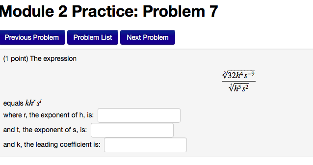 Solved Module 2 Practice Problem 6 Previous Problem Problem 2396