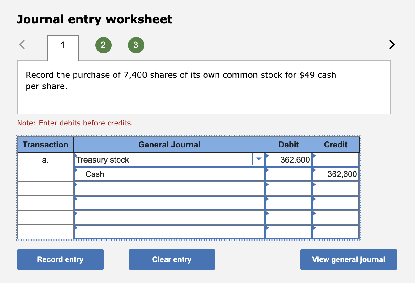 Solved Exercise 11-13 (Algo) Recording and reporting | Chegg.com