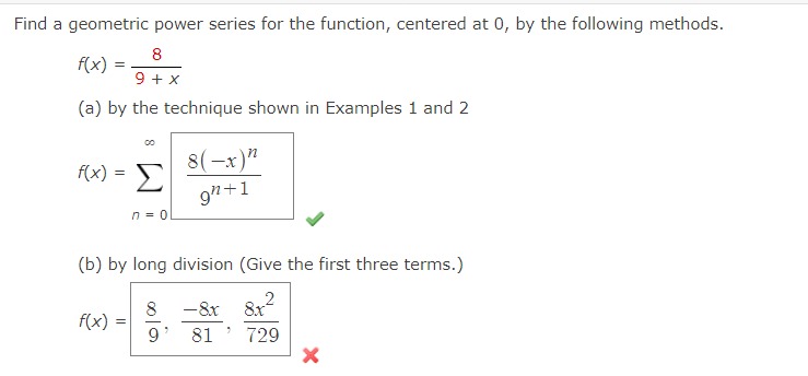 Solved Find a power series for the function, centered at c. | Chegg.com