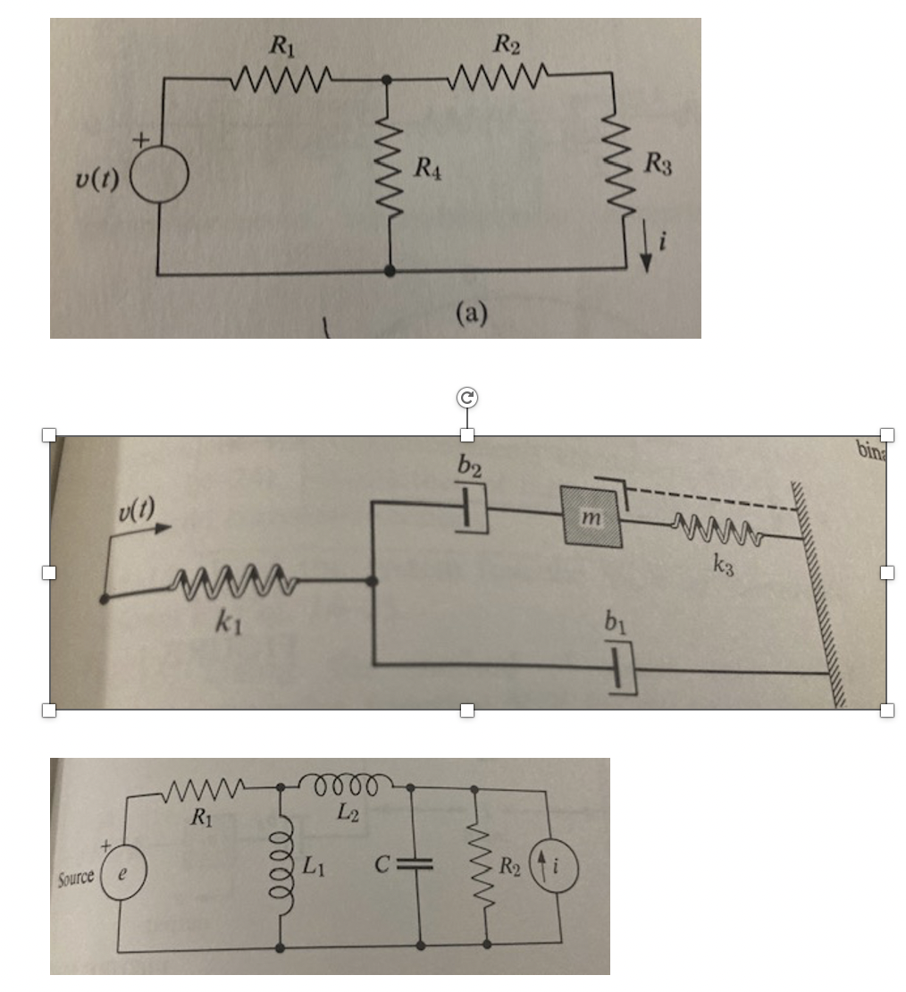 Solved Draw the line/system graphs for the following systems | Chegg.com