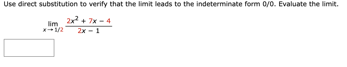 Solved Use direct substitution to verify that the limit | Chegg.com