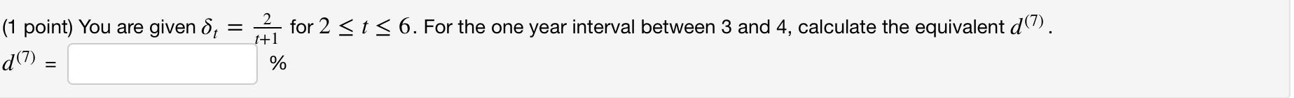 Solved (1 point) You are given 87 = 2 for 2 575 6. For the | Chegg.com