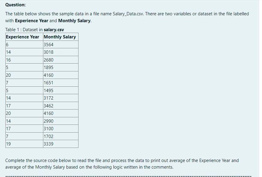 Solved #open file fp = open("salary.csv","w") #initialize | Chegg.com