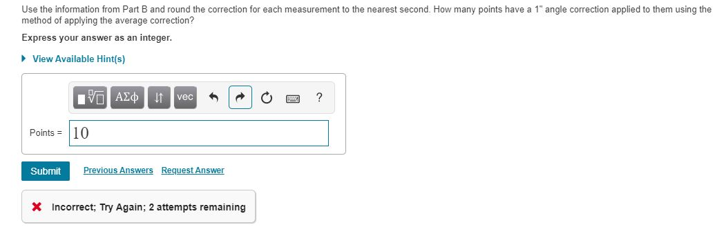 Solved K Value (") 1.7 Traverse Accuracy First-order | Chegg.com