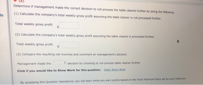CALCULATOR PRINTER VERsION Problem 7-3A Part Level | Chegg.com