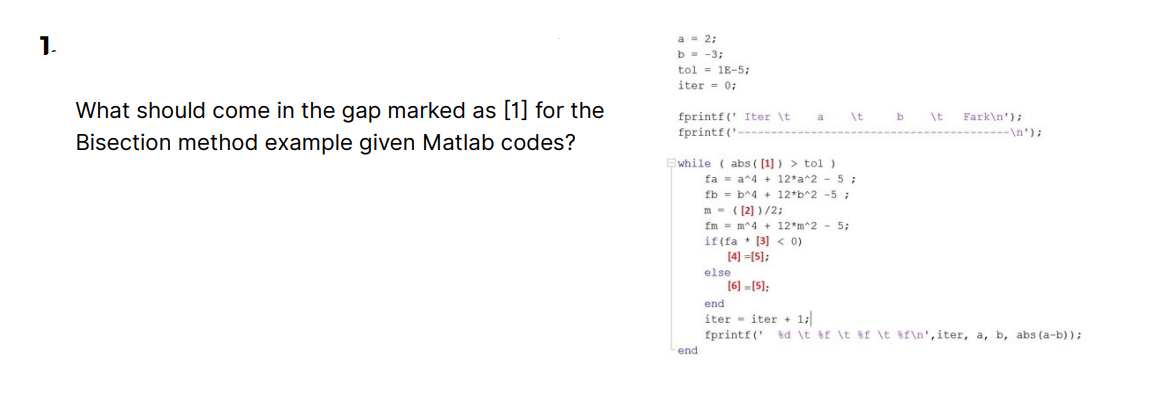 Solved 1 A 2 B 3 Tol 15 5 Iter 0 A It B What 