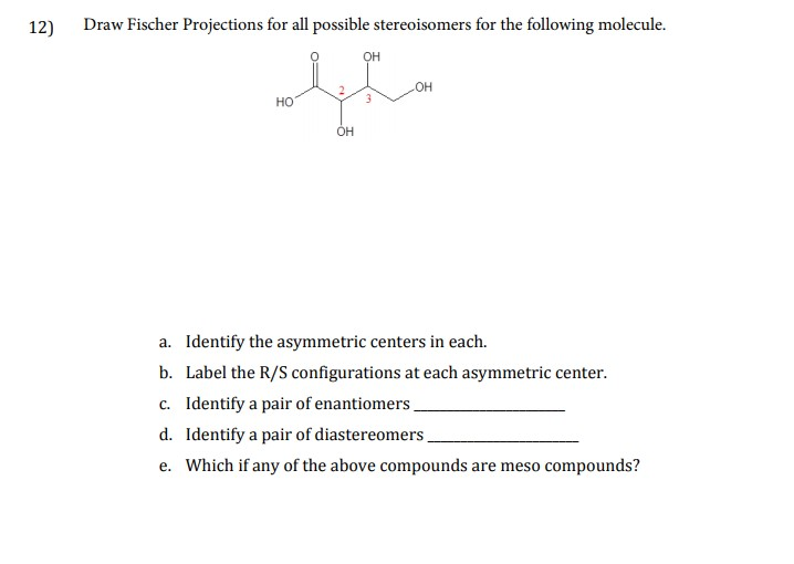 Solved Hello just double checking my ochem study guide, | Chegg.com