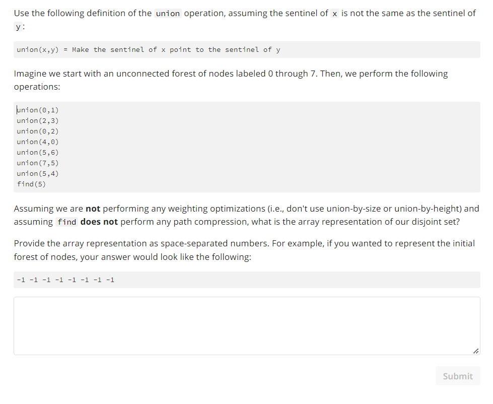 Solved Use the following definition of the union operation, | Chegg.com