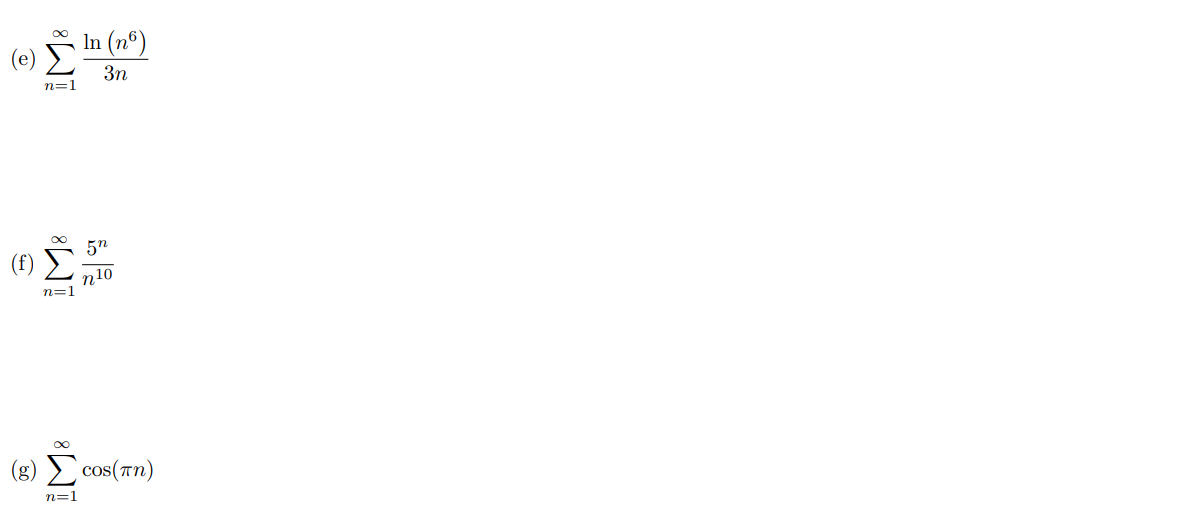 Solved 12. Use the Basic Divergence Test to decide whether | Chegg.com