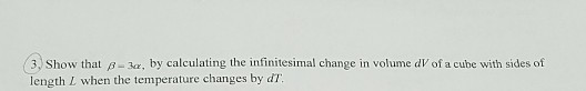 Solved 3) Show that -3, by calculating the infinitesimal | Chegg.com