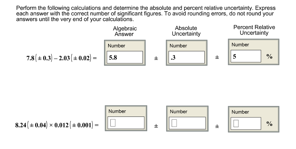 Solved Perform the following calculations and determine the | Chegg.com