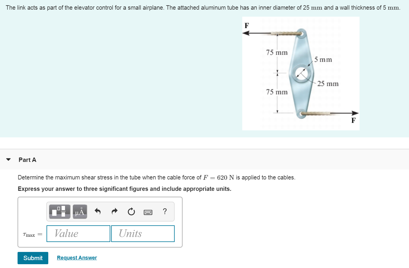 Solved The link acts as part of the elevator control for a | Chegg.com Solved The link acts as part of the elevator control for a | Chegg.com