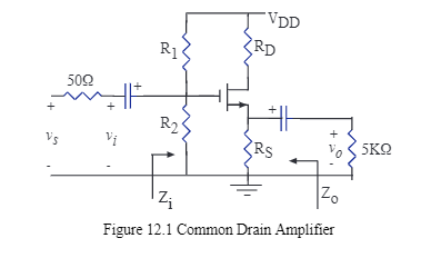 Solved . Refer to figure 12.1. Using the 2N7000 MOSFET, | Chegg.com