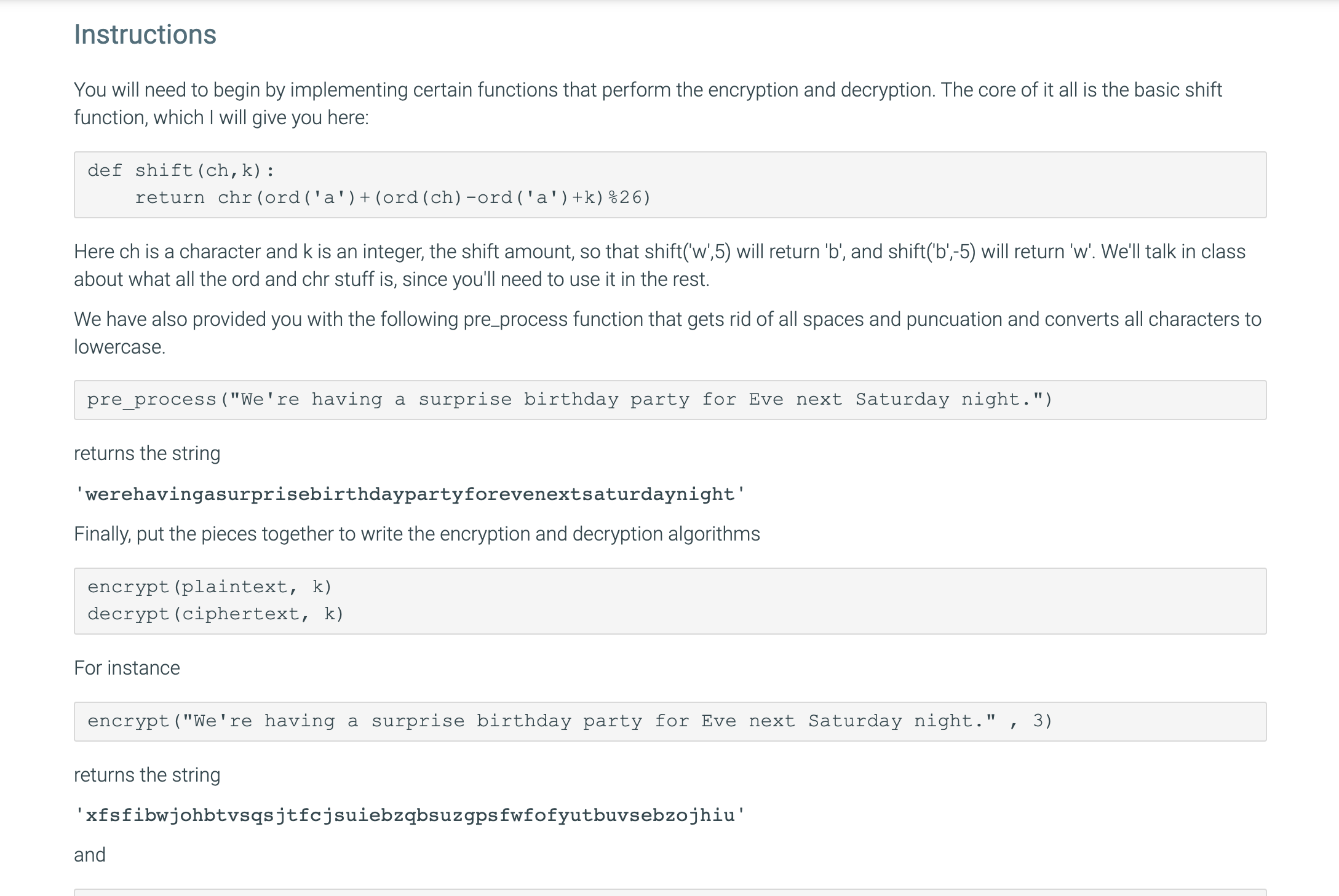 Solved Description: Today we will implement a simple | Chegg.com