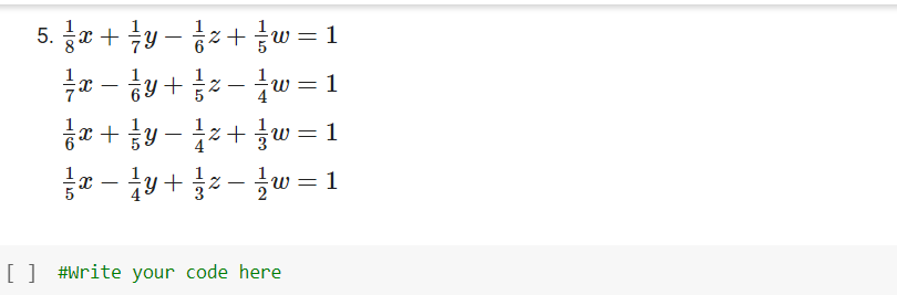 Solved Solve The System Of Linear Equations 1 Xyz2 X 7604