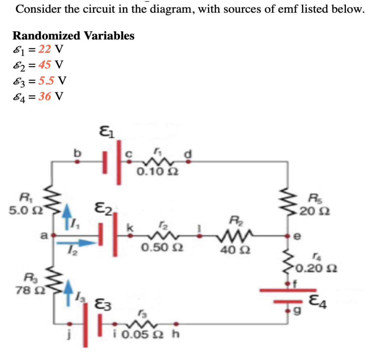 Solved Consider the circuit in ﻿the diagram, with sources of | Chegg.com