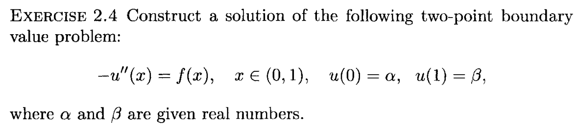 EXERCISE 2.4 Construct a solution of the following | Chegg.com
