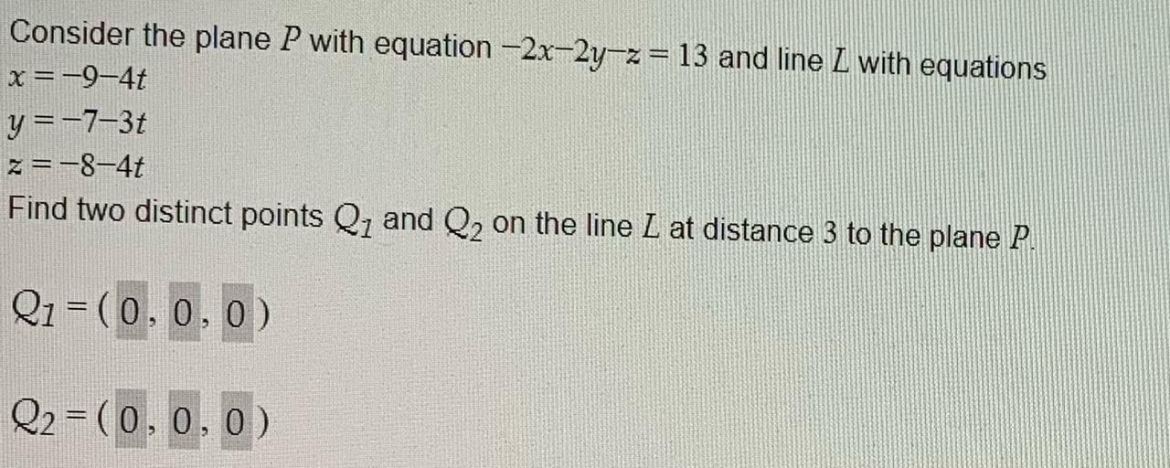 Solved Let L be the line passing through the point P=(3,-1, | Chegg.com Solved Let L be the line passing through the point P=(3,-1, | Chegg.com
