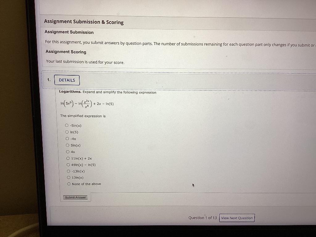 Solved Assignment Submission For this assignment, you submit | Chegg.com