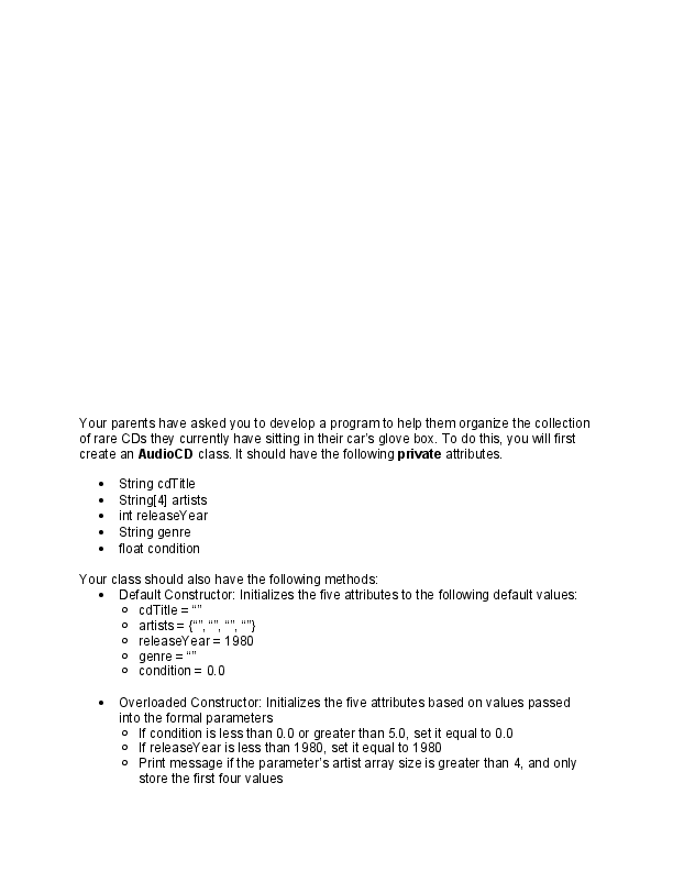 Solved Your parents have asked you to develop a program to | Chegg.com